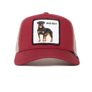 Goorin Bros. The Farm Original Seasonal Snapback Trucker Hat for Men and Women, Red The Baddest Boy, One Size