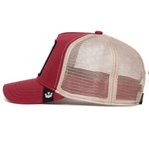 Goorin Bros. The Farm Original Seasonal Snapback Trucker Hat for Men and Women, Red The Baddest Boy, One Size