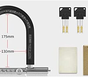 VIGAT Bicycle Anti-Theft Lock Anti-Hydraulic Shear Universal, Precision Cast Stainless Steel, with 3 Keys