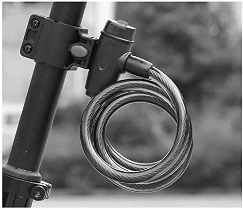 VIGAT Steel Cable Lock Mountain Bike Bicycle Lock Anti-Theft Key Lock Riding Equipment Cycling Accessories, Black