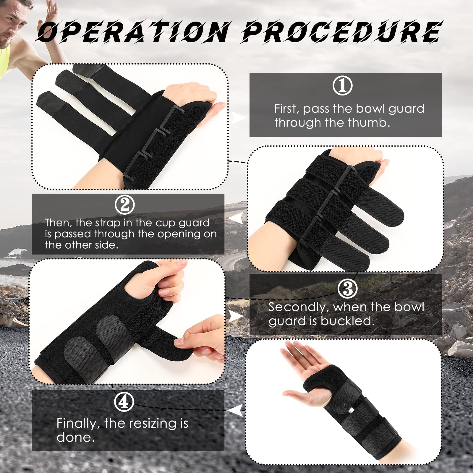 2 Pcs Wrist Brace for Kids Youth Carpal Tunnel Black Splints Wrist Brace Night Support with Adjustable Compression Straps for Children Sports Sleep (Age 8-12)