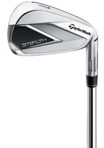 taylormade golf club stealth 5-pw, aw iron set stiff graphite new