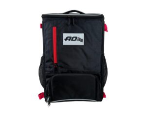 ao coolers - fishing cooler backpack - red/black (aomfcbp)