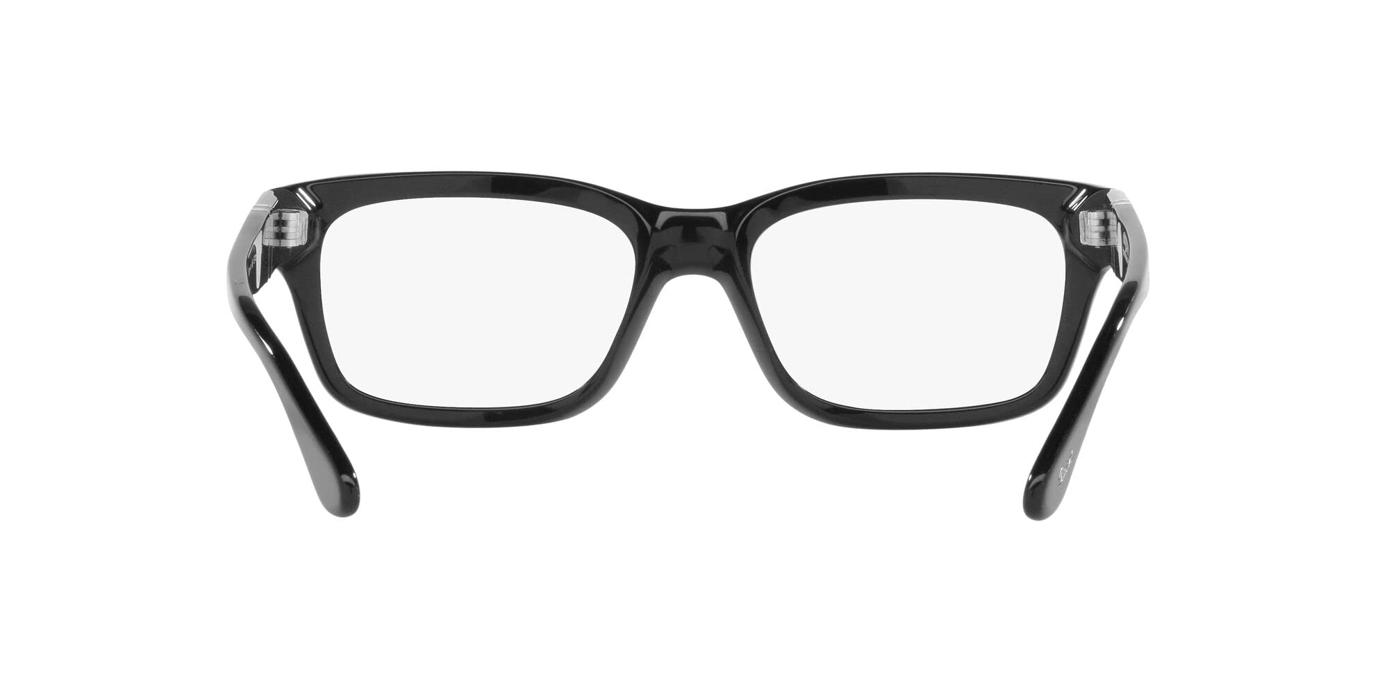 Persol PO3301V Rectangular Prescription Eyewear Frames, Black/Demo Lens, 57 mm