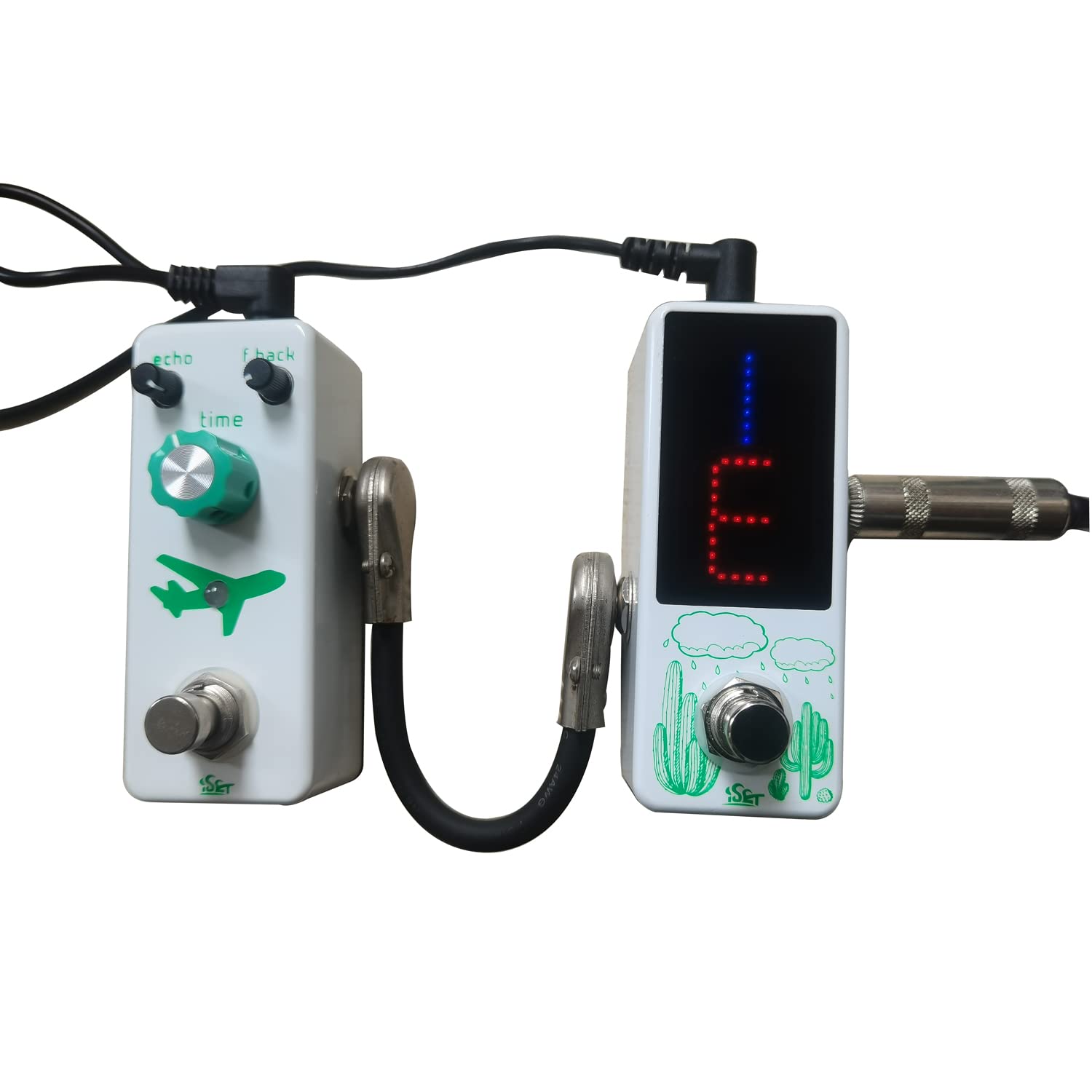 ISET Chromatic Tuner Pedal Tuner For Guitar Bass Violin And Other Chromatic Music Instruments