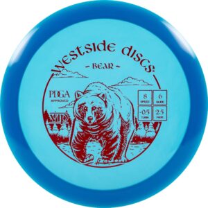 westside discs vip bear fairway driver golf disc [colors will vary] - 173-176g