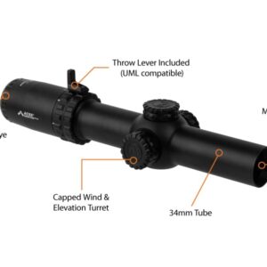 Primary Arms SLX 1-10x28mm SFP Rifle Scope - Illuminated ACSS Raptor 5.56/.308 M10S Reticle