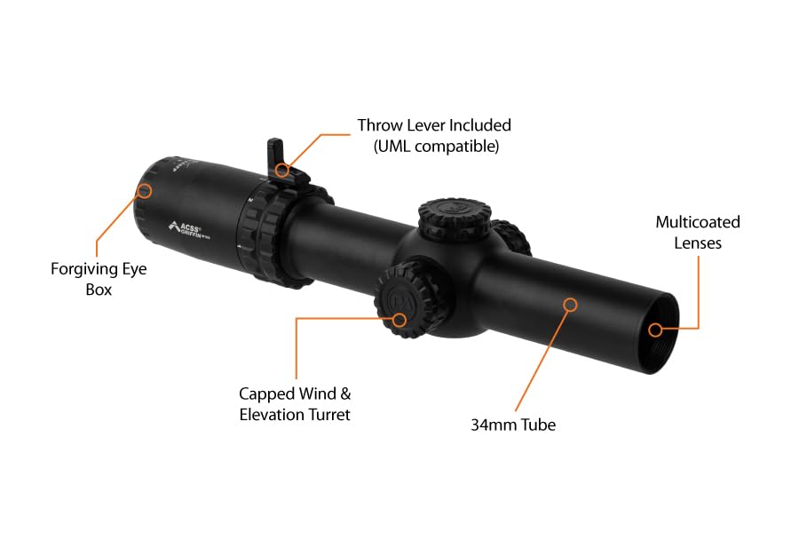 Primary Arms SLX 1-10x28mm SFP Rifle Scope - Illuminated ACSS Raptor 5.56/.308 M10S Reticle