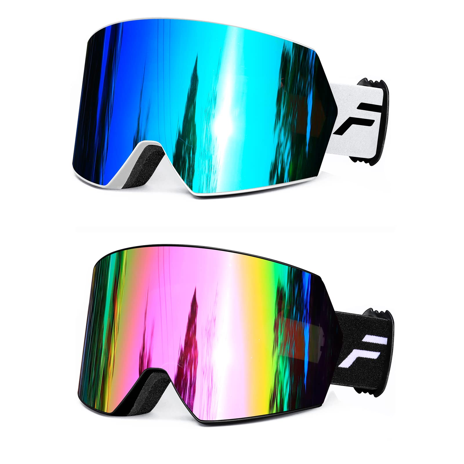 FMY Snowboard Goggles - Snow Ski Goggles for Men Women Adult Youth