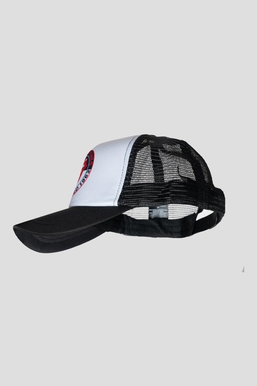 Rolling Stones The Est 1962 Mesh Trucker Hat Black White | Officially Licensed Merchandise