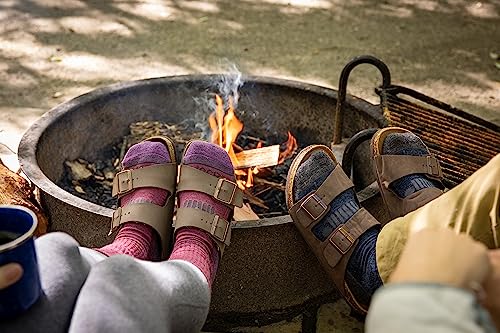 Jeep Wool Blend Trail Crew Socks-2 Pair Pack-Breathable, Cushioned Comfort, Khaki, Men's Shoe Size 8-12