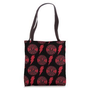 mötley crüe – lightning badge logo tote bag