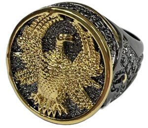 costumebase dune ring duke leto atreides signet prop replica ducal stainless steel (us sz 9)