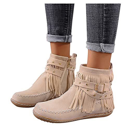 Womens Sandals, Womens Cowboy Boots Square Toe Womens Heels Cute Boots Beige Shoes Clear Heels Leopard Training Boots Flat Shoes for Women Comfortable Dressy