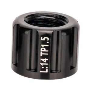 colaxi aluminum alloy mtb bike thru axle nuts bolt skewer road mountain bicycle hub quick release shaft lever replacement adapter screw nuts, m15 1.5