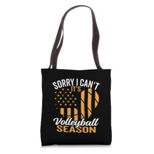 volleyball tote bag