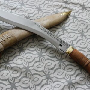 13" Traditional Sirupate Hunting Kukri - Hand Forged EGKH Factory Outlet in Nepal - Ready to use Outdoor Knives - Balance water tempered - Light Blade Hiking Khukuri