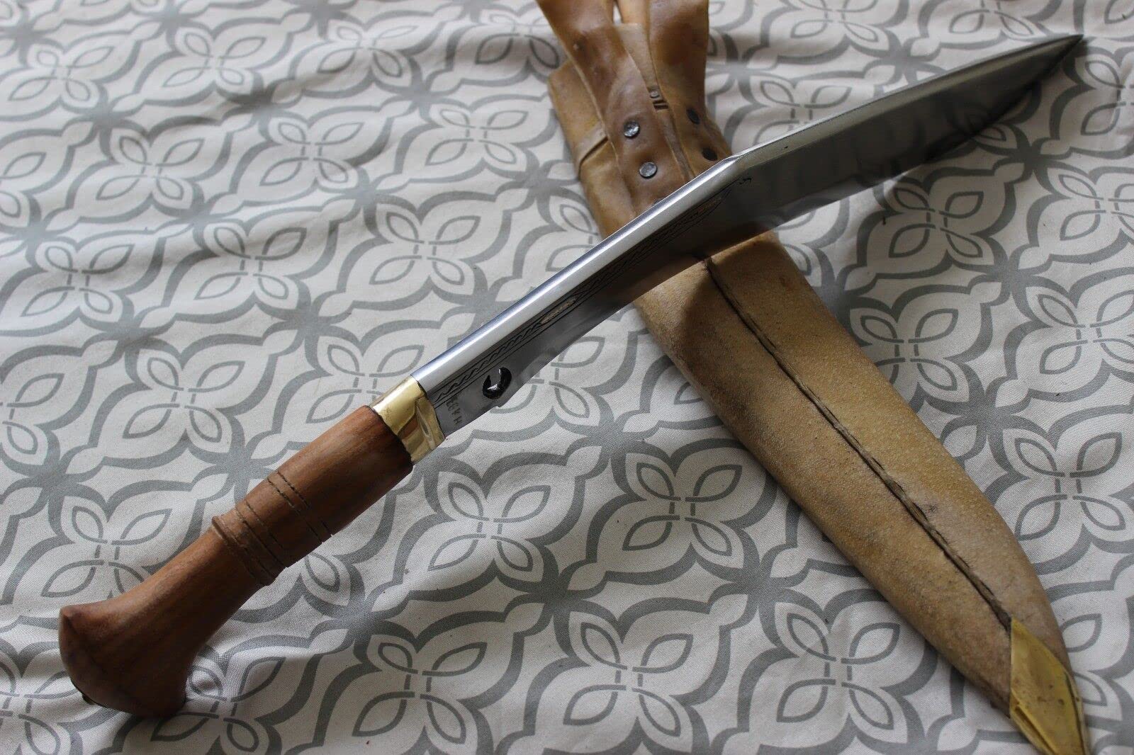 13" Traditional Sirupate Hunting Kukri - Hand Forged EGKH Factory Outlet in Nepal - Ready to use Outdoor Knives - Balance water tempered - Light Blade Hiking Khukuri