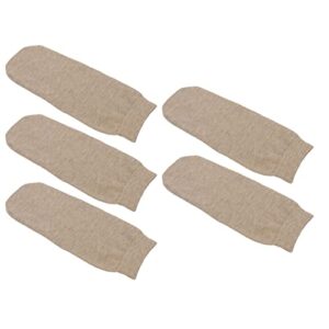 5pcs Stump Socks Set Portable Soft Breathable Elastic Cotton Protective Amputee Socks for Daily Life(M)