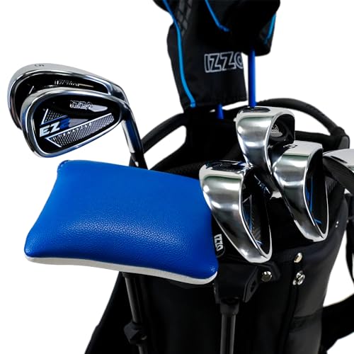 IZZO Golf Premium Mallet Putter Covers - Blue/White