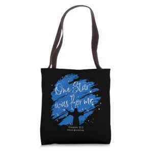 one star was for me genesis 15:5 tote bag