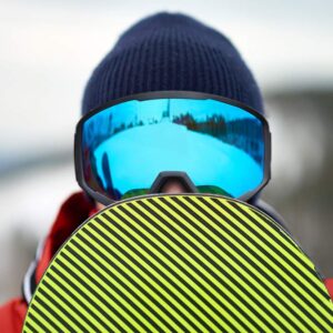 EXP VISION Ski Goggles Anti-Fog Child Snowboard Goggles with UV Protection, Over The Glasses Snow Goggles for Adult Kids