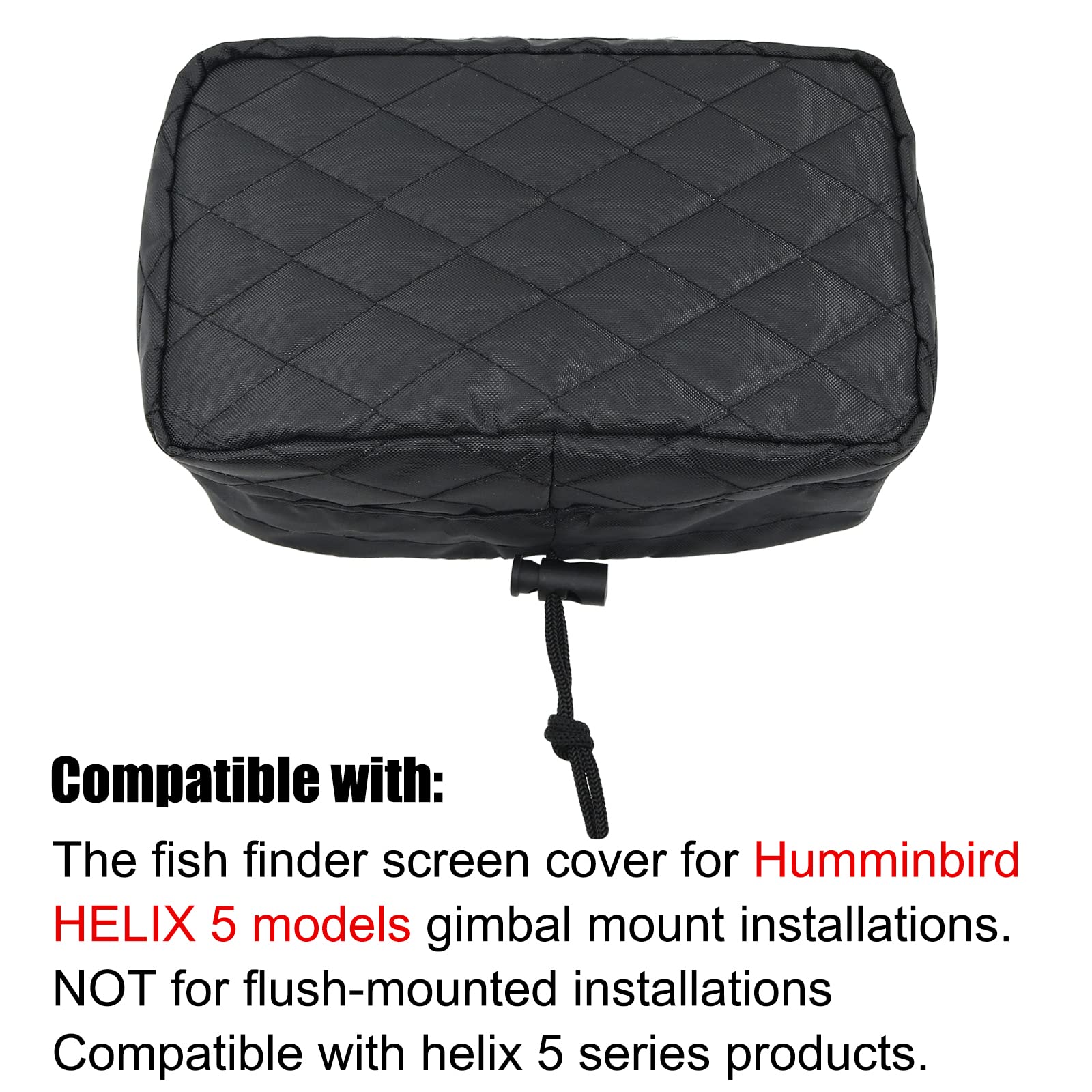 2 Pack Fish Finder Screen Cover for Compatible with Humminbird Helix 5 All Series with Drawstring Professional Protection for Screen from Sun Weather Damage