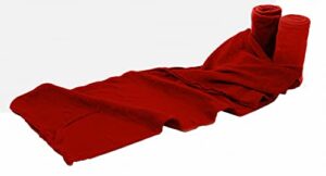 texsport fleece sleeping bag liner, red, 75x32 (15200)