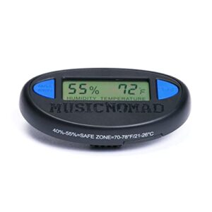 musicnomad hone - guitar hygrometer - humidity & temperature monitor (mn312)