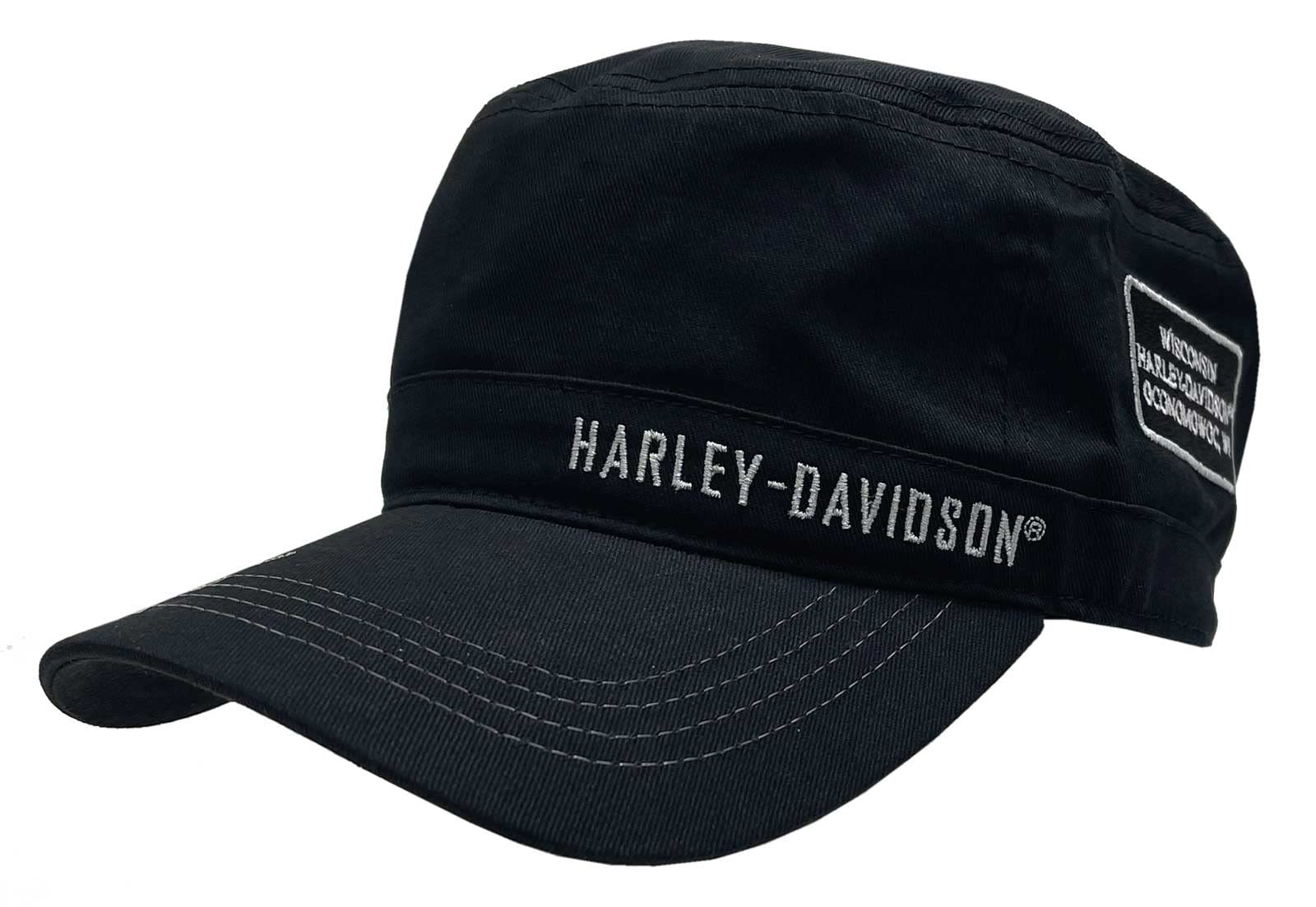 Harley-Davidson Women's Wild & Free Painter's Cap w/Embroidered Script Black