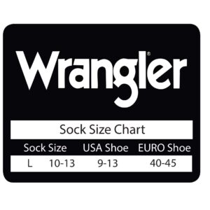 Wrangler Riggs Workwear Mens Merino Wool Blend Mid Calf Boot Socks 2 Pair Pack (Denim)