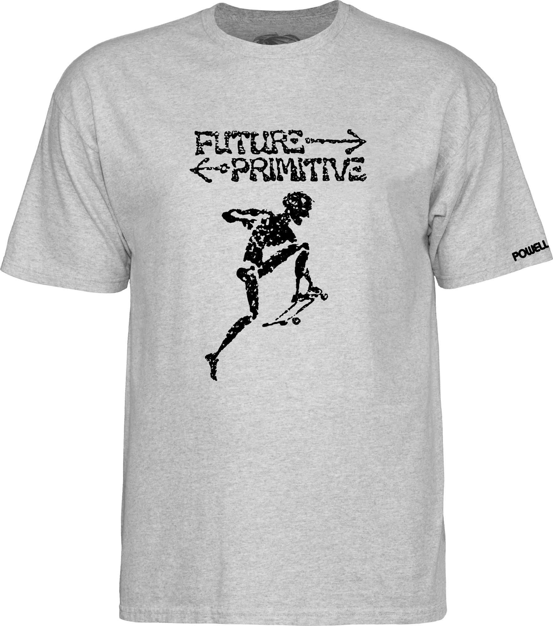 Powell Peralta Skateboards Future Primitive T-Shirt Athletic Heather XX-Large