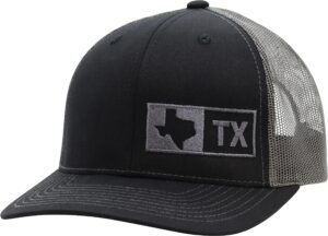 trucker hat - texas (black/graphite)