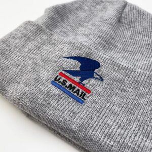 Tee Luv U.S. Mail Standing Eagle USPS Beanie (Gray)