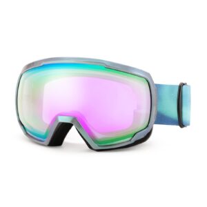 FEISEDY Goggles OTG - Over Glasses Motorcycle/Ski/Snowmobile Goggles for Men Women & Youth - 100% UV Protection B2960