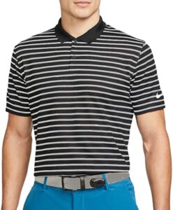 nike dri-fit victory men's striped golf polo (as1, alpha, m, regular, regular, royal/white, medium)