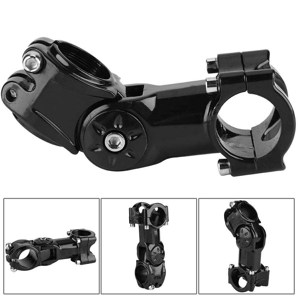 Tharyee Mountain Bike Stem,Bike Stem,31.8mm/28.6mm Adjustable Angle Road Mountain Bike Stem Aluminium Alloy Bike Stem