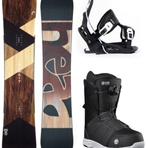 2023 Men's Head Transit 159 Wide Snowboard Package Flow Bindings BOA Boots (Boot Size 11)