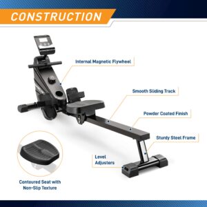 Marcy Compact Rowing Machine with Magnetic Resistance XJ-6860RW