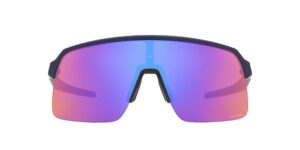 oakley men's oo9463a sutro lite low bridge fit rectangular sunglasses, matte navy/prizm trail, 39 mm