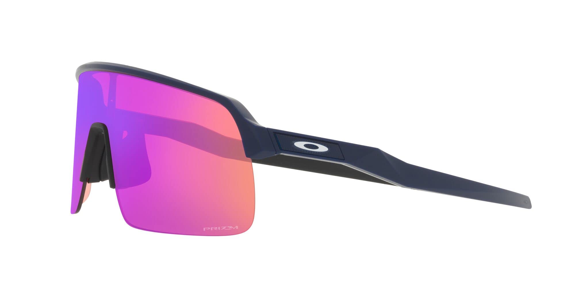 Oakley Men's OO9463A Sutro Lite Low Bridge Fit Rectangular Sunglasses, Matte Navy/Prizm Trail, 39 mm