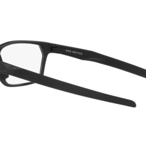 Oakley Men's Ox8032 Hex Jector Rectangular Prescription Eyewear Frames, Satin Black/Demo Lens, 55 mm