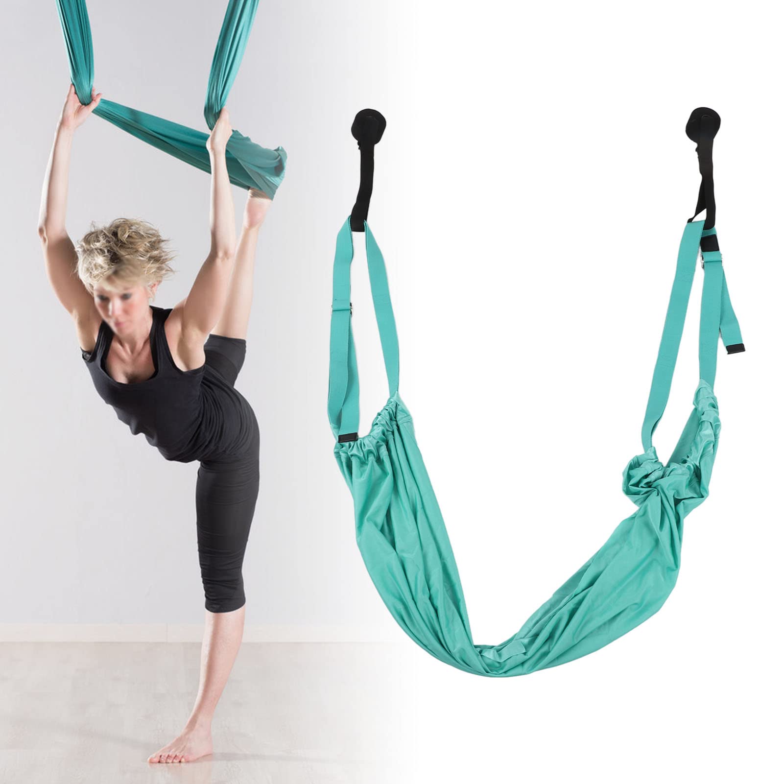 Aerial Yoga Strap Adjustable Leg Stretcher and Back Assist Trainer Yoga Fitness Stretching Strap For Dance Aerial Yoga Ballet Leg Stretch