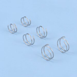 FECTAS Double Nose Ring for Single Piercing 20 Gauge Surgical Steel black silver gold Nostril Piercing Hoop Body Jewelry