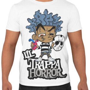 Jordan 4 Midnight Navy Lil TrappaHorror Shirt to Match Men's Sneakers Lil-Trappa-Horror, Jordan 4s Midnight Navy Tshirt