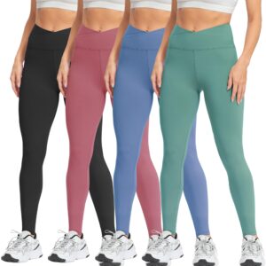 natural feelings buttercloud cross waist leggings for women high waist cross leggings yoga workout pantstight