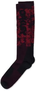 oakley unisex oakley wanderlust perf socks, red mountain tie dye pt, large us