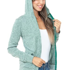 AH JOEAH Women's Hoodie SJ4001 Act Teal M