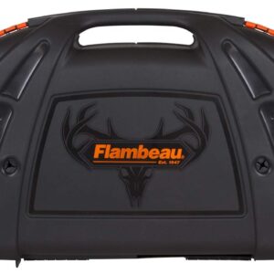 Field Logic Black Hole Archery Target 18" and Flambeau Outdoors 6461SC Safe Shot Bow Case | Portable Archery Target and Bow Storage Case