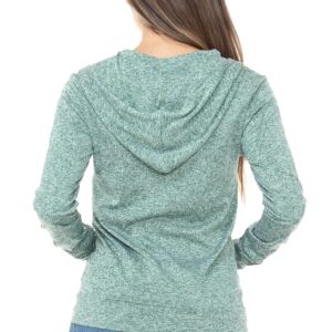 AH JOEAH Women's Hoodie SJ4001 Act Teal M